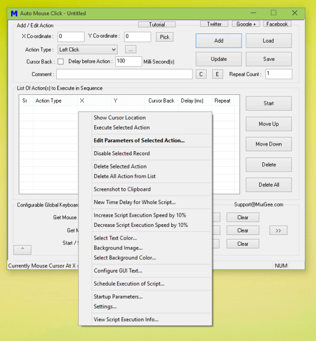 Repeat Mouse Click easily with Windows Automation Software