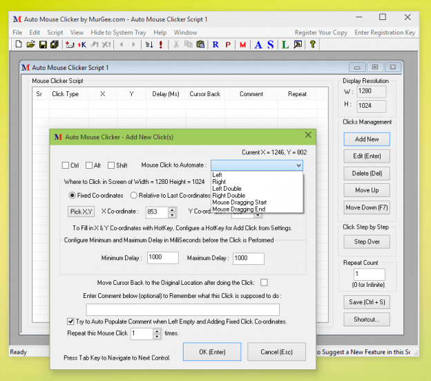 Repeat Mouse Click easily with Windows Automation Software Repeat Mouse Click easily with Windows Automation Software